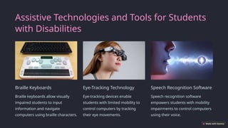 Disability-Issues-while-Teaching-and-Using-Computers.pptx | Computer ...