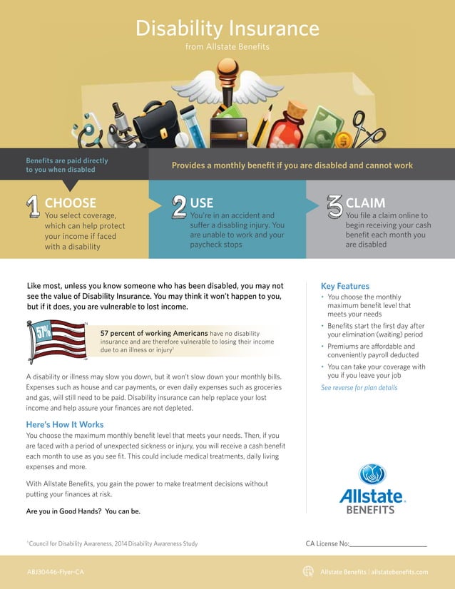 Disability Insurance from Allstate Benefits | PDF | Government Support ...