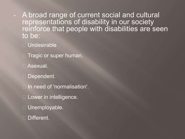 Disability & ability for slide share | PPT