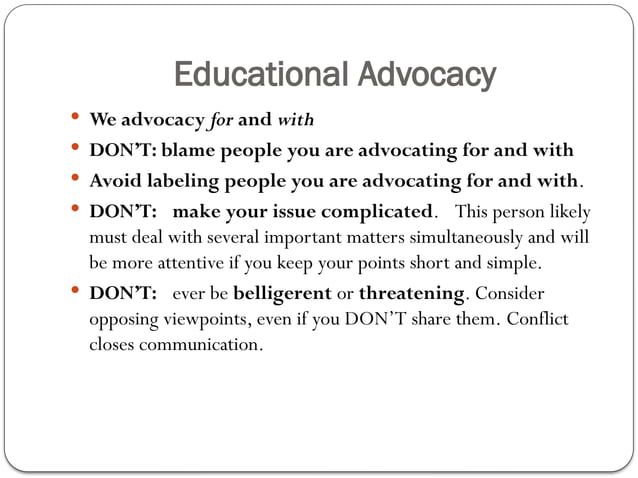 disability and education Advocacy and lobbying).pptx