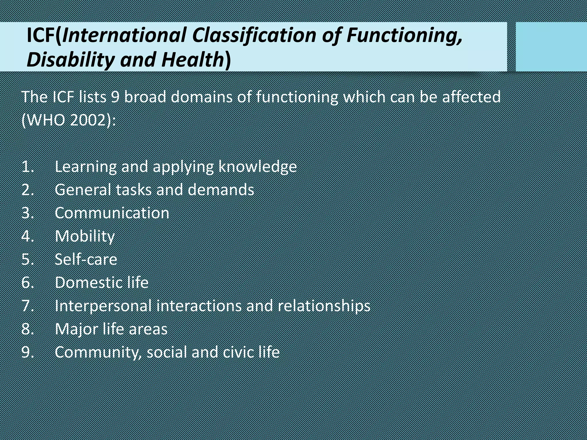 Disability and impairment | PPTX