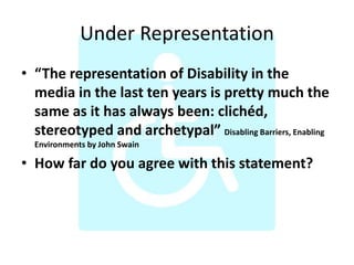 Disability and TV Drama 2017 | PPT