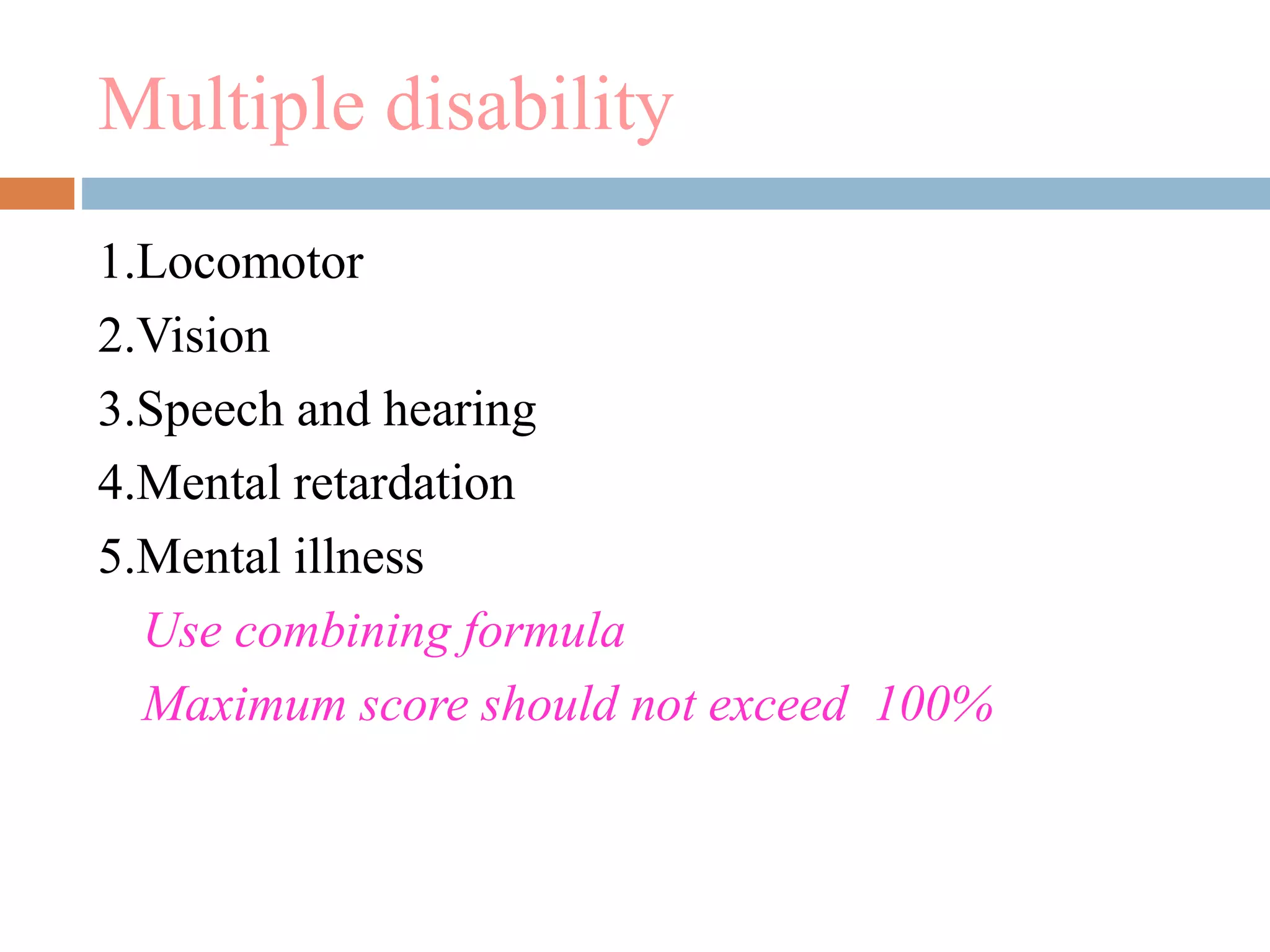 Disability assesment latest gudelines | PPTX