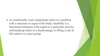Disability assessment in psychiatric patient | PPTX