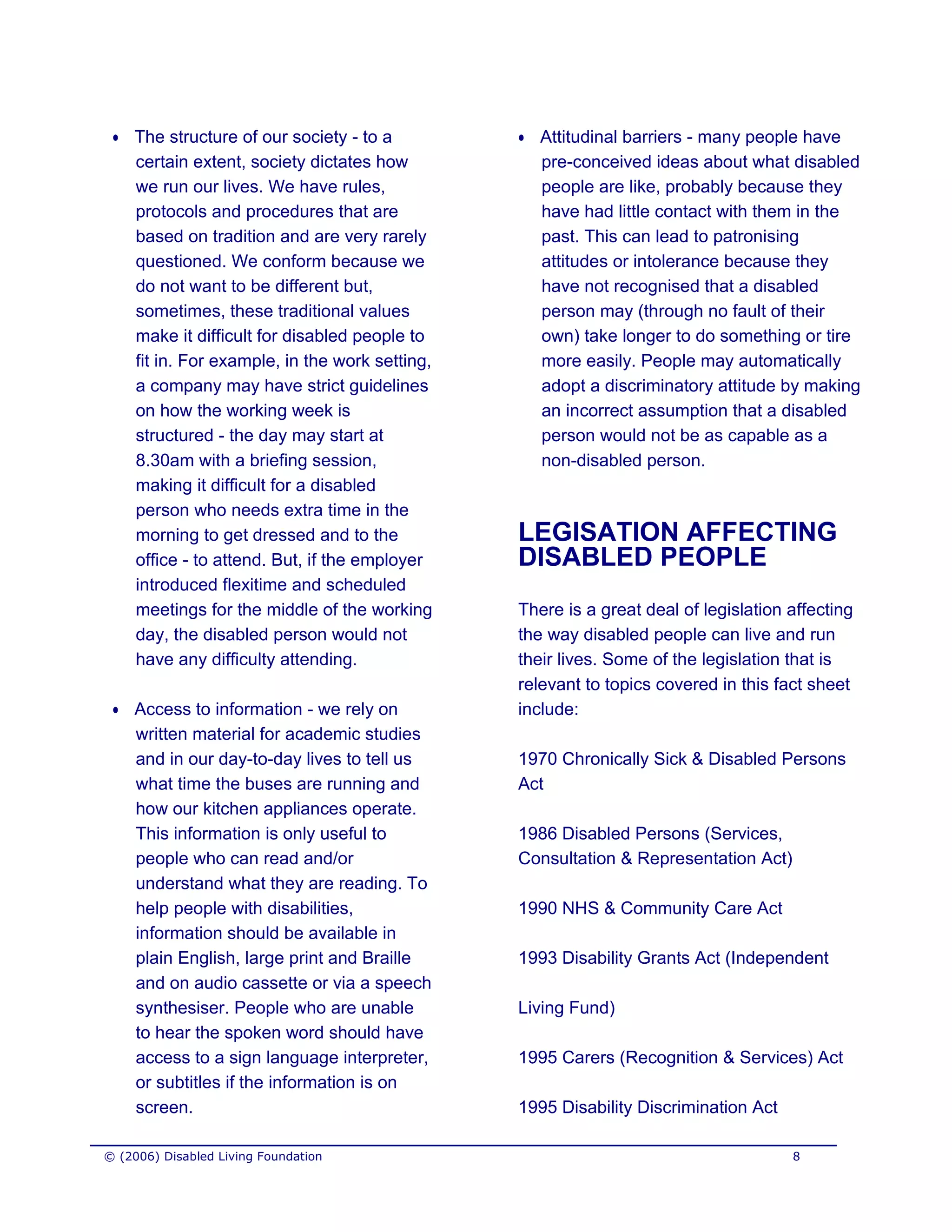 Disability Awareness | PDF