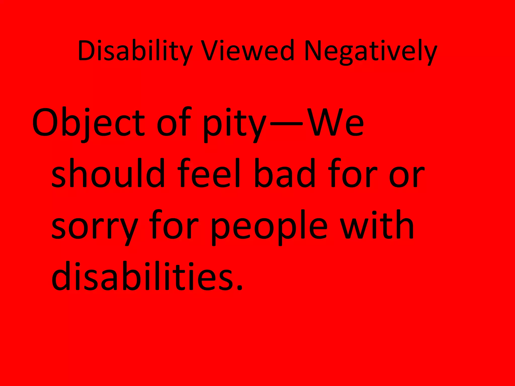 Disability awareness -powerpoint | PPT