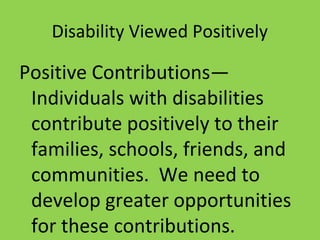 Disability awareness -powerpoint | PPT