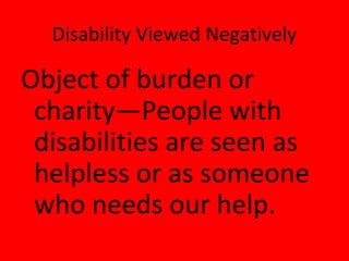 Disability awareness -powerpoint | PPT