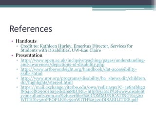 Disability Awareness And Your Role As An RA | PPT