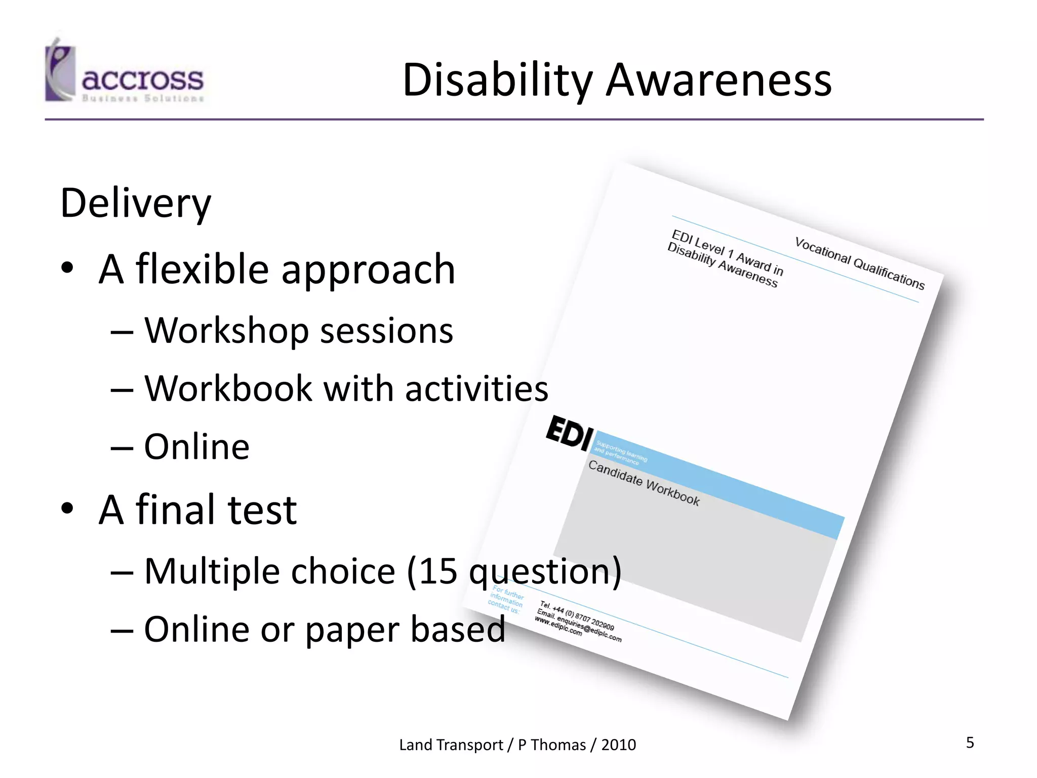 Disability awareness pt version | PPTX