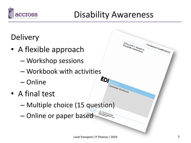 Disability awareness pt version | PPTX