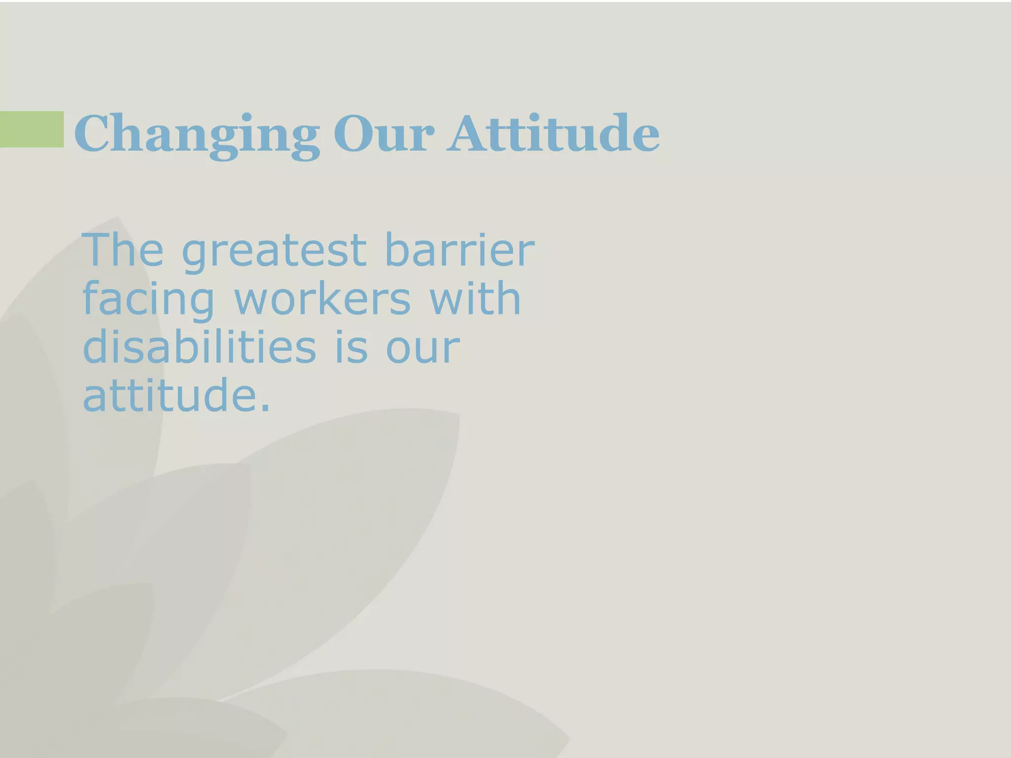 Disability Awareness Training | PPT