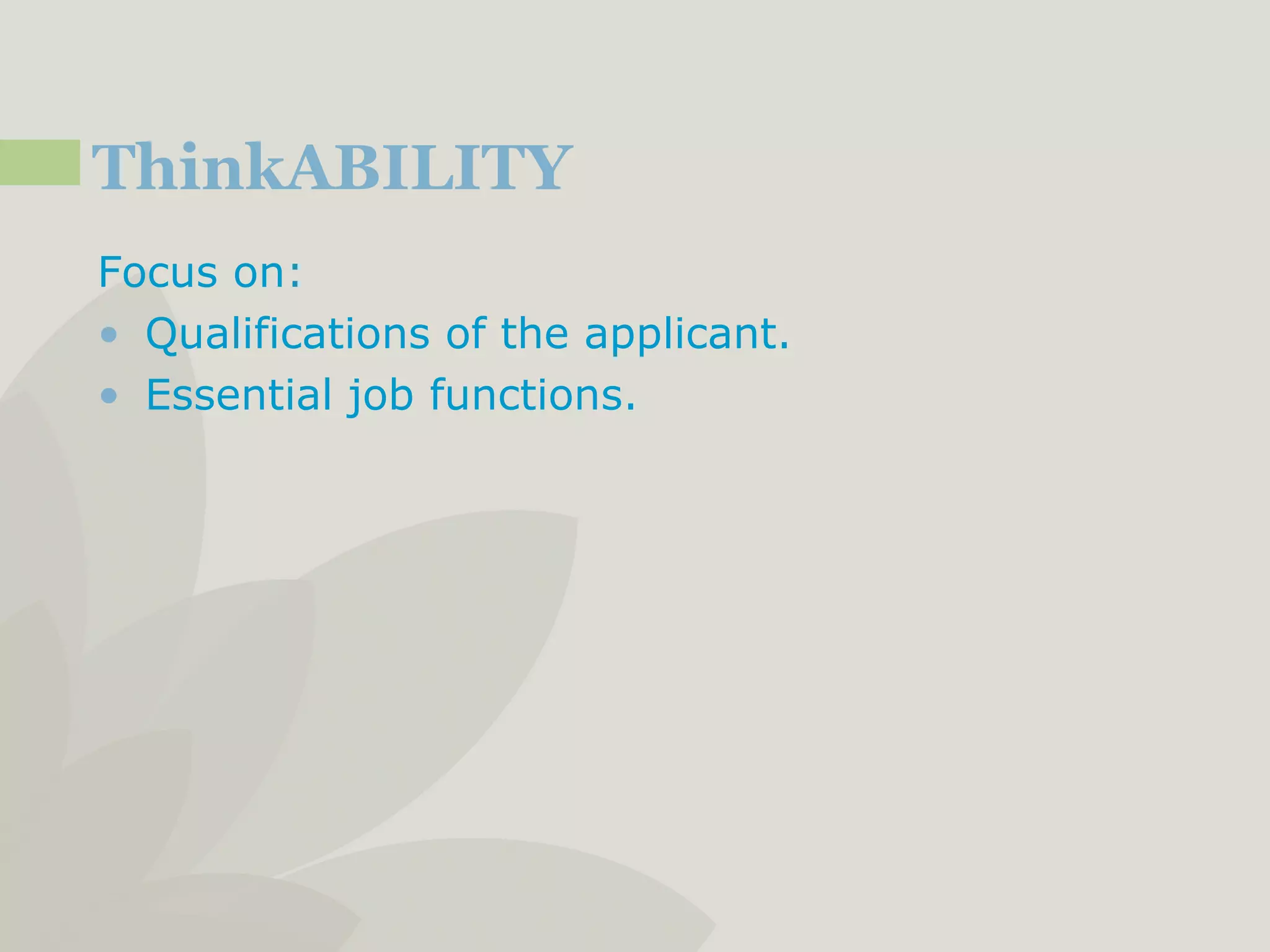 Disability Awareness Training | PPT