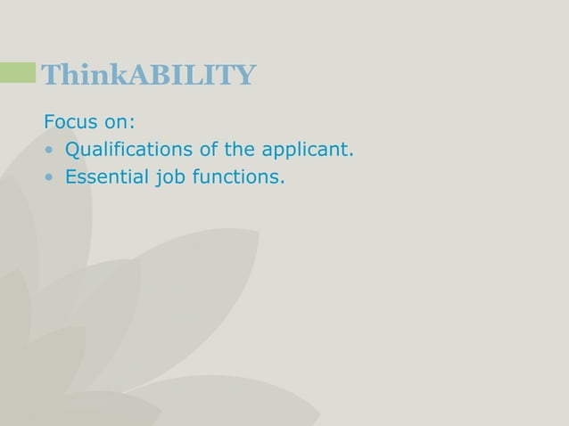 Disability Awareness Training | PPT