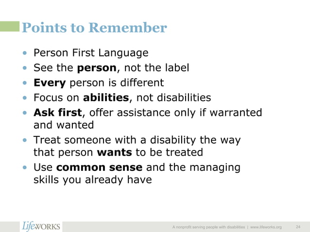 Disability Awareness Training | PPT