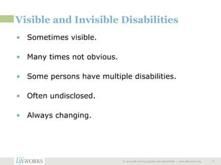 Disability Awareness Training | PPT