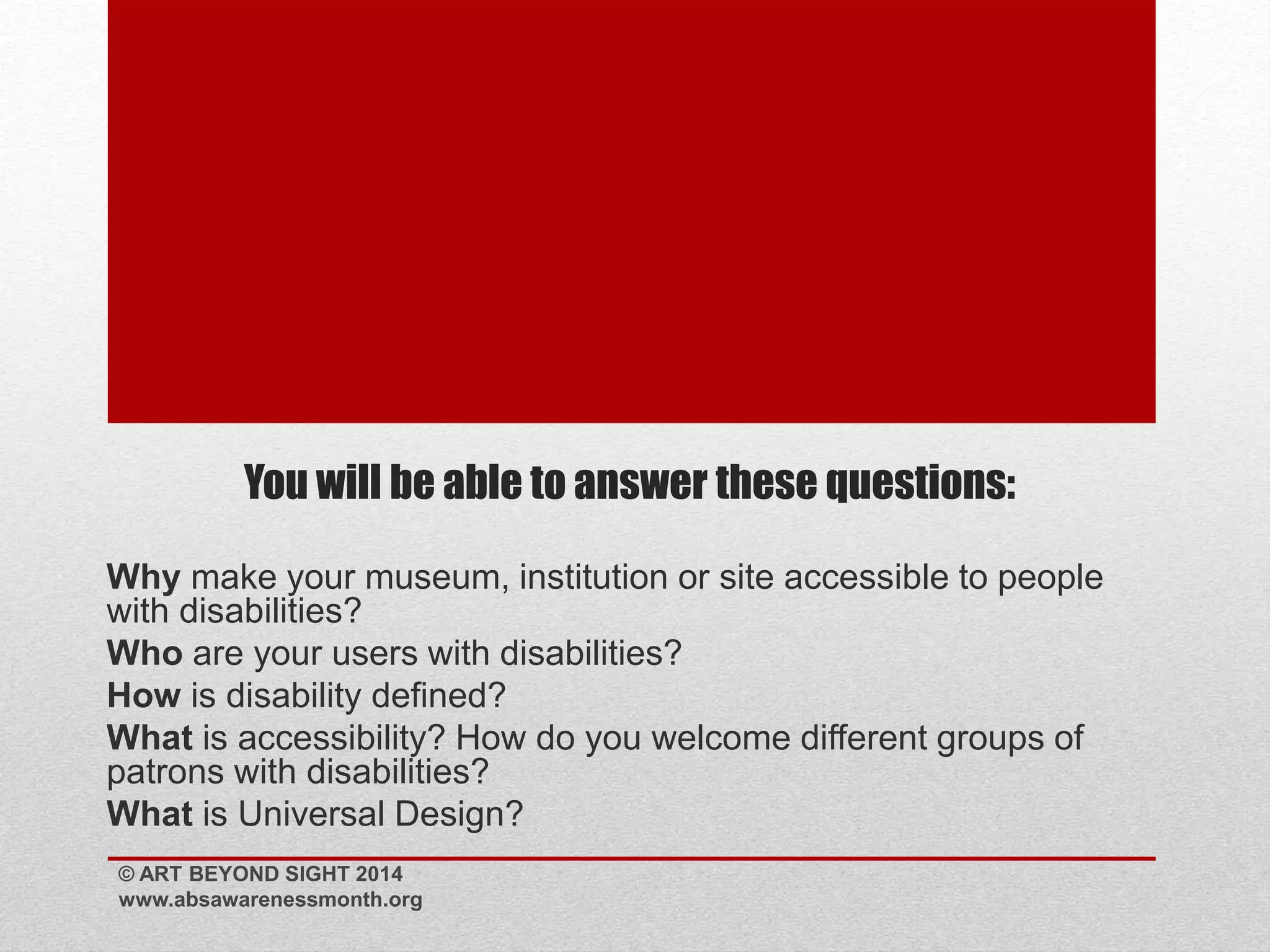 Disability Awareness Training Slideshow | PPTX