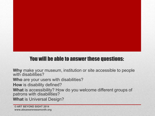 Disability Awareness Training Slideshow | PPTX