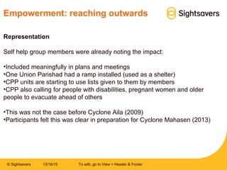 Disability disasters and empowerment | PPT