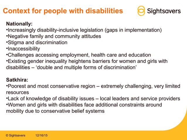 Disability disasters and empowerment | PPT