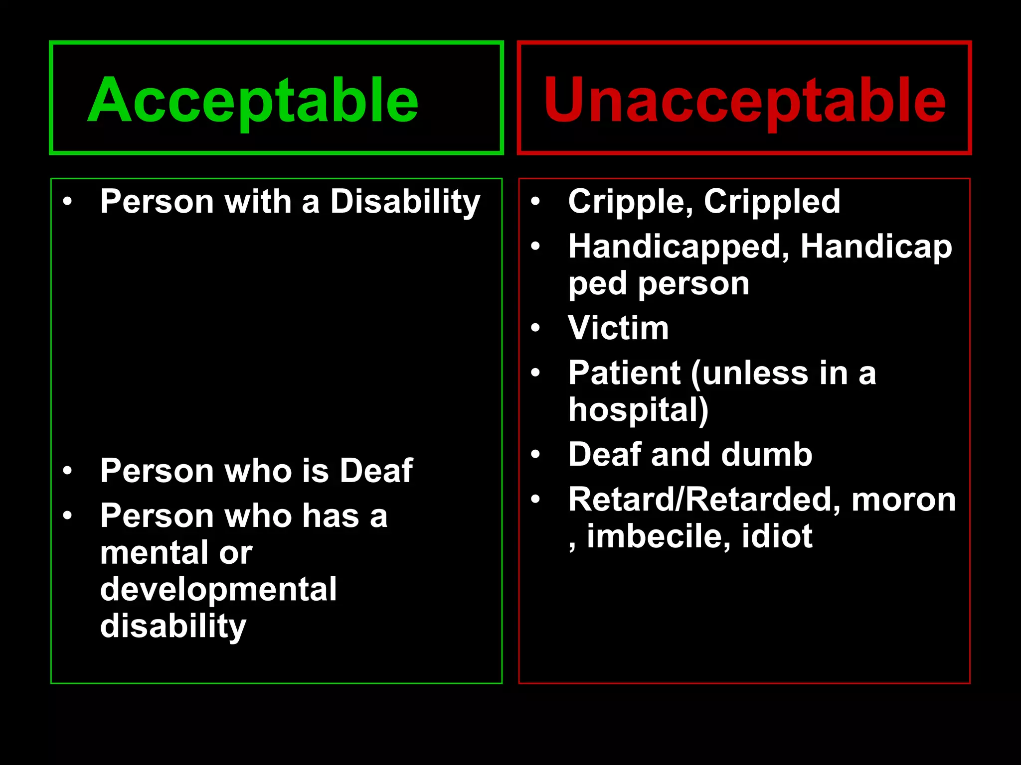 Disability Etiquette | PPTX