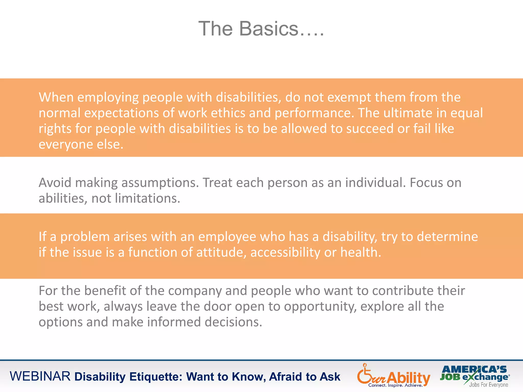 Disability Etiquette: Everything You Wanted to Know, But Are Afraid to ...