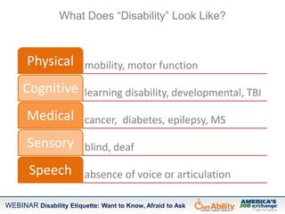 Disability Etiquette: Everything You Wanted to Know, But Are Afraid to ...