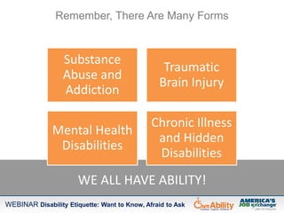 Disability Etiquette: Everything You Wanted to Know, But Are Afraid to ...