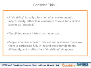 Disability Etiquette: Everything You Wanted to Know, But Are Afraid to ...