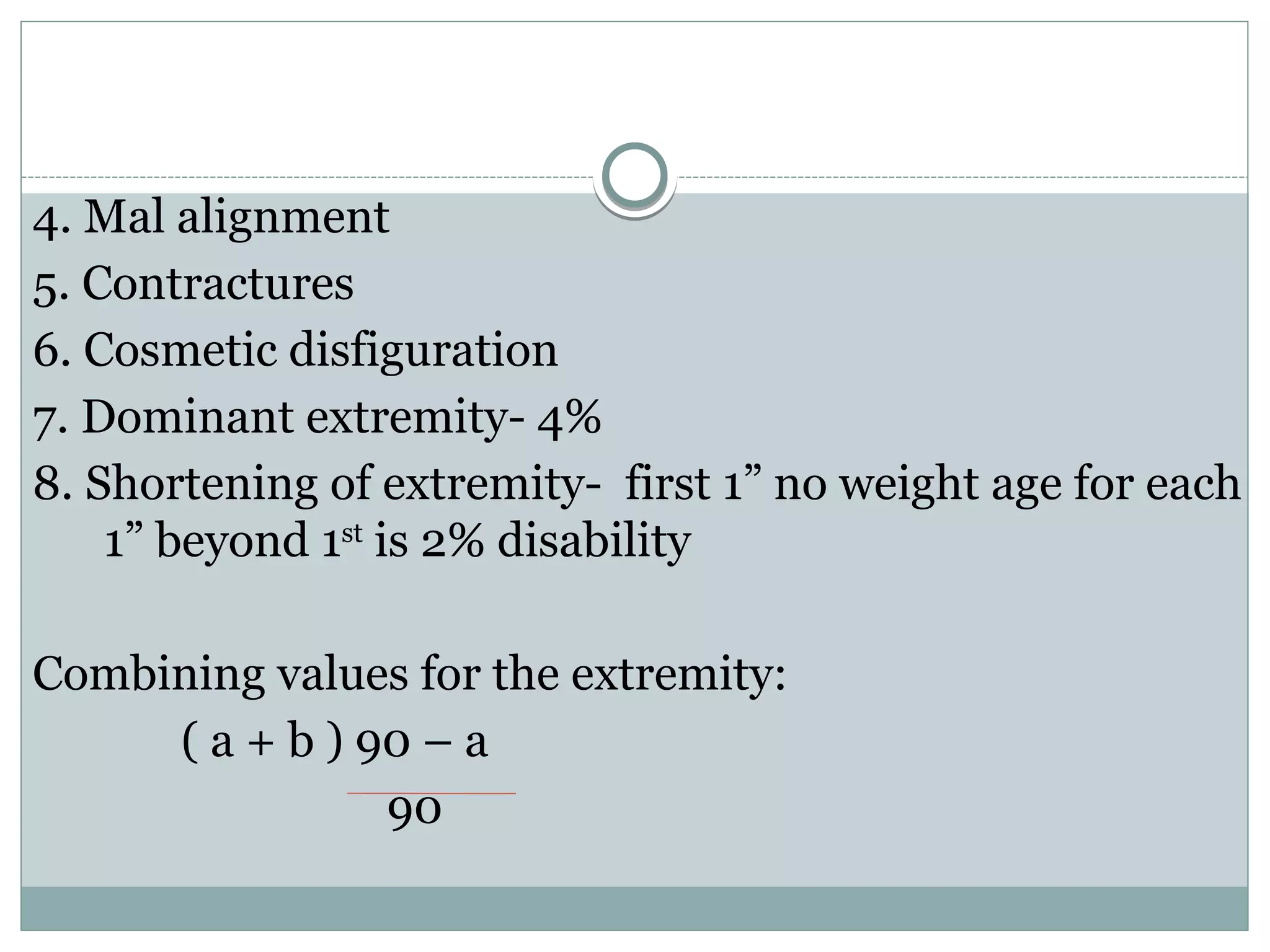 Disability evaluation | PDF