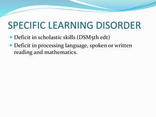 Disability evaluation in intellectual disability and in specific | PPTX