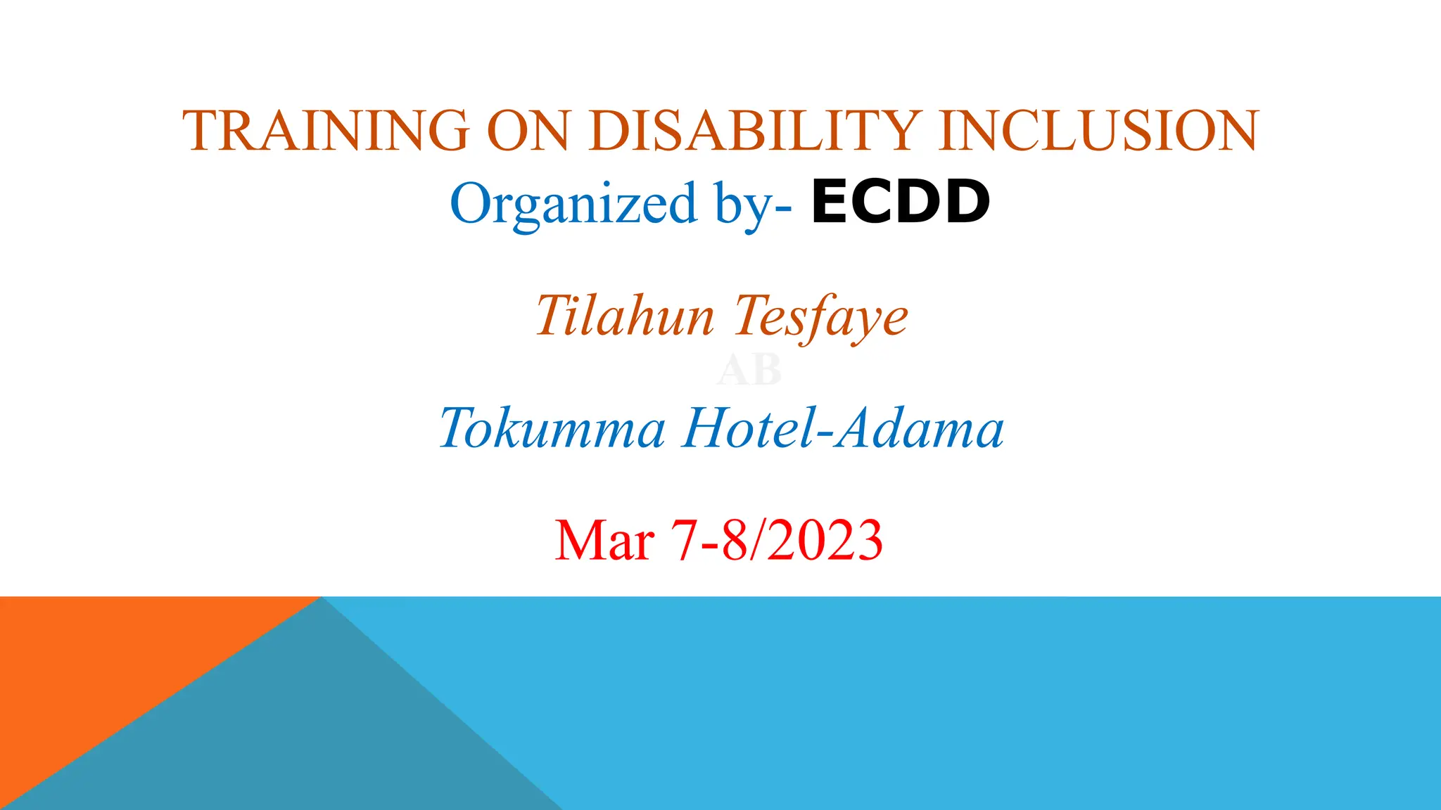 Disability & Inclusion Training for health professionals.pptx