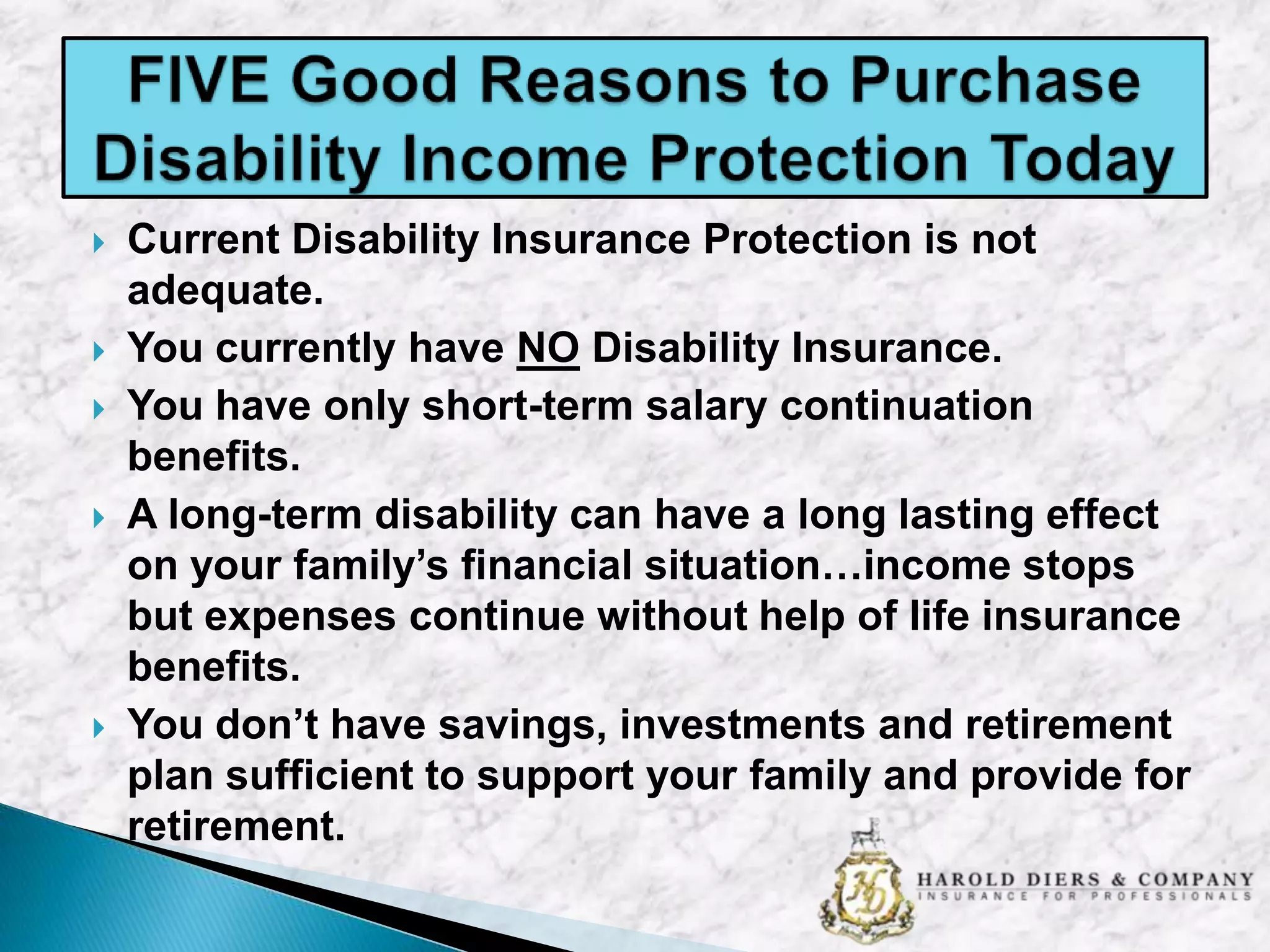 Disability Income Protection | PPT
