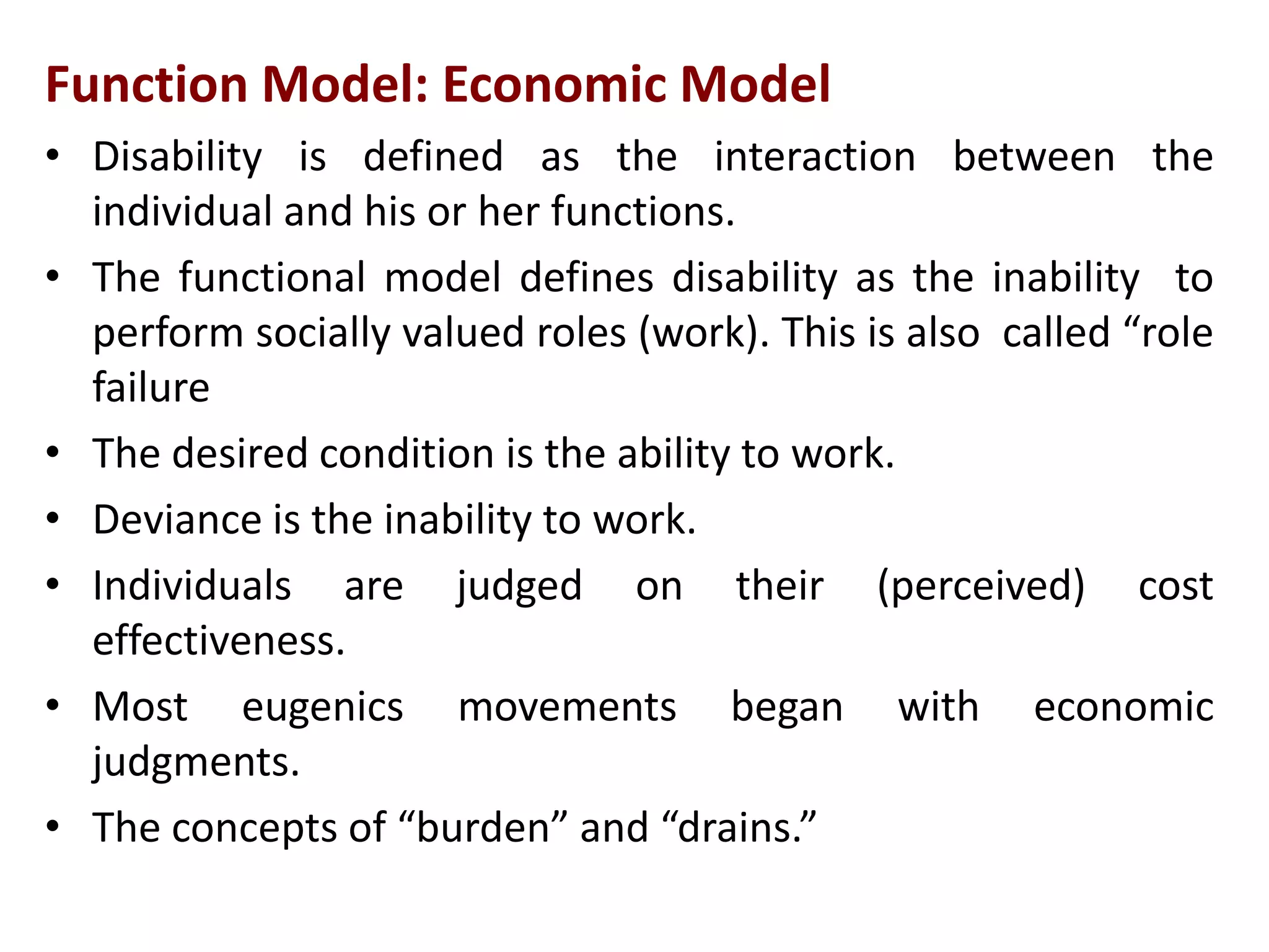 Disability in India & Model of Disability | PPTX