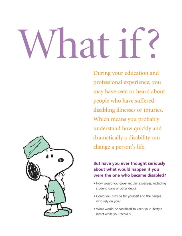 Disability insurance brochure for fellows | PDF