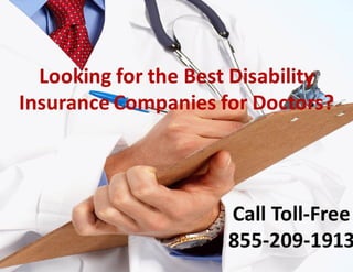 Best Disability Insurance Companies For Doctors | PPT