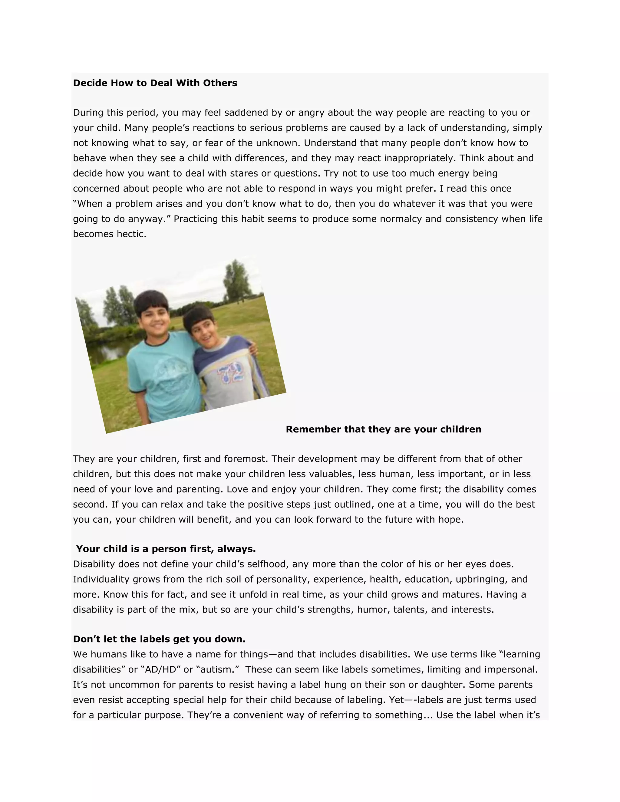 Disability is a natural part of the human experience | PDF