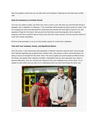 Disability is a natural part of the human experience | DOCX | Special ...