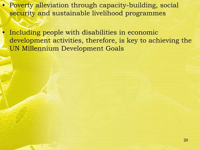 DISABILITY & ITS INDICATORS.pptx | Diseases and Conditions | Medical Health