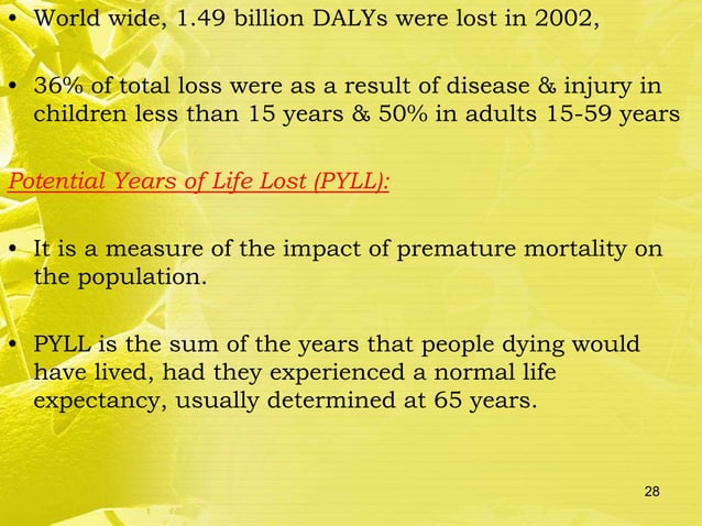 DISABILITY & ITS INDICATORS.pptx | Diseases and Conditions | Medical Health