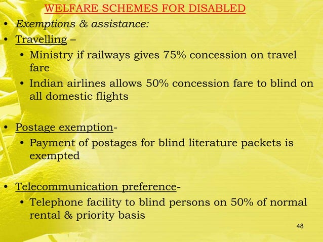 DISABILITY & ITS INDICATORS.pptx | Diseases and Conditions | Medical Health