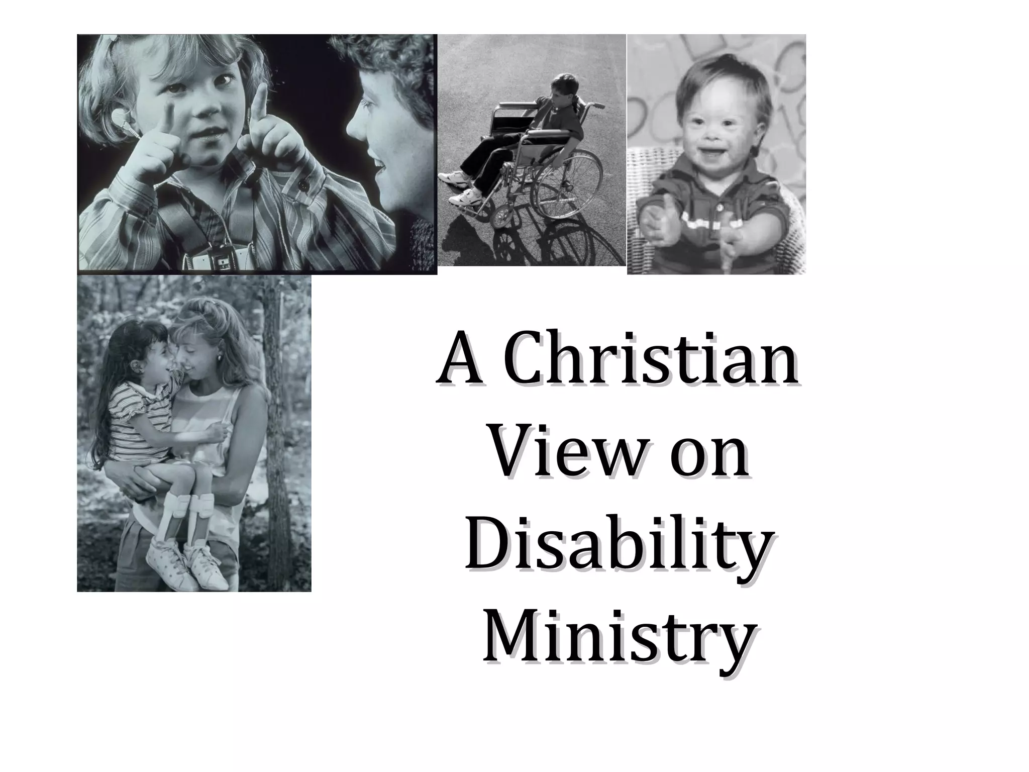 Disability Ministry | PPT