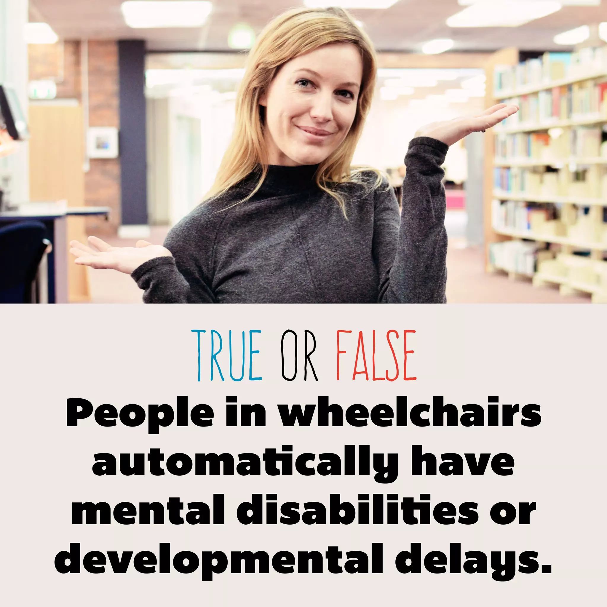 Disability myth buster - True or false | PDF