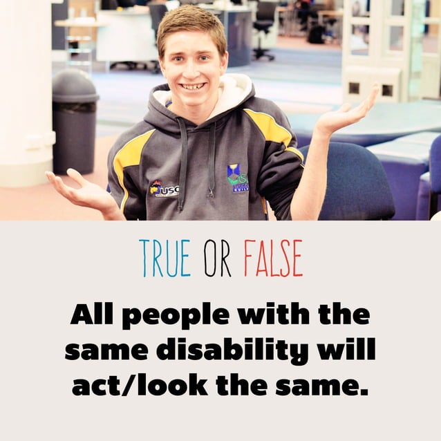 Disability myth buster - True or false | PDF