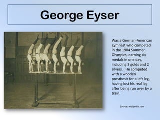 Recognizing Olympians with a Disability: Past and Present | PPTX