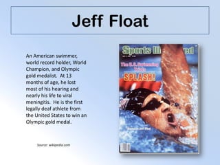 Recognizing Olympians with a Disability: Past and Present | PPTX