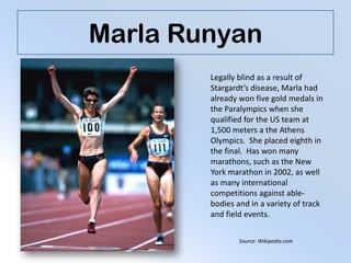 Recognizing Olympians with a Disability: Past and Present | PPTX