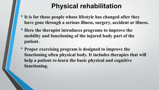 Disability rehabilitation | PPTX | Substance Abuse | Diseases and ...