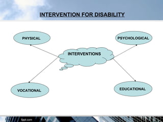 Disability & Rehabilitation approach | PPT