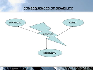 Disability & Rehabilitation approach | PPT
